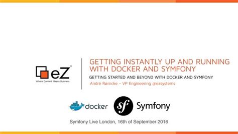 Getting Instantly Up And Running With Docker And Symfony Pdf