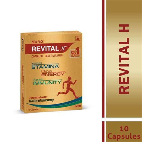 Revital H Complete Multivitamin For Men 10 Capsules Price Uses Side