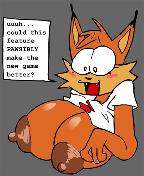 Rule 34 Big Breasts Bubsy Bubsy Series Grey Background Loudnormal4 Obscured Character Speech