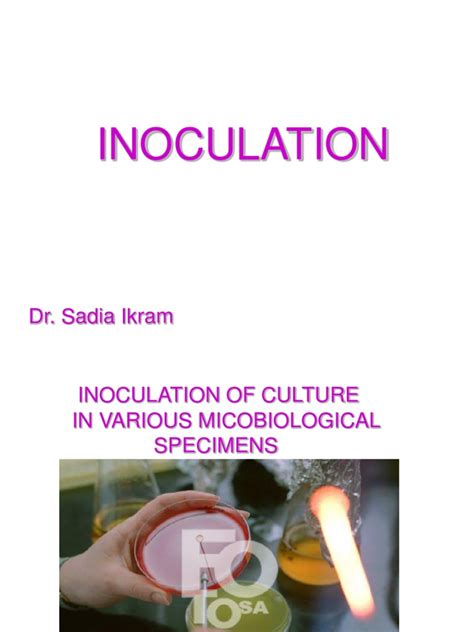 2 Innoculation Blood Microbiology
