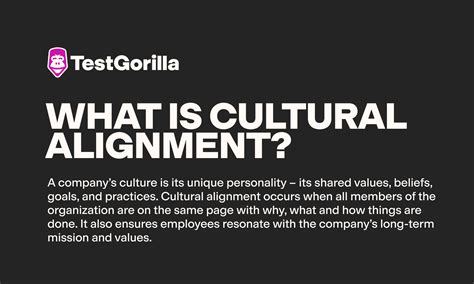 What Is Cultural Alignment Definition Strategies Testgorilla