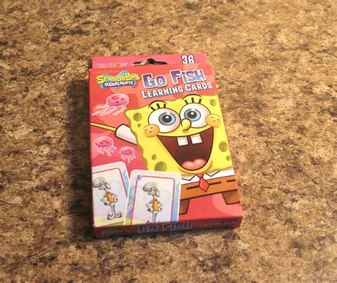 Bendon Spongebob Squarepants Go Fish Learning Card Game New