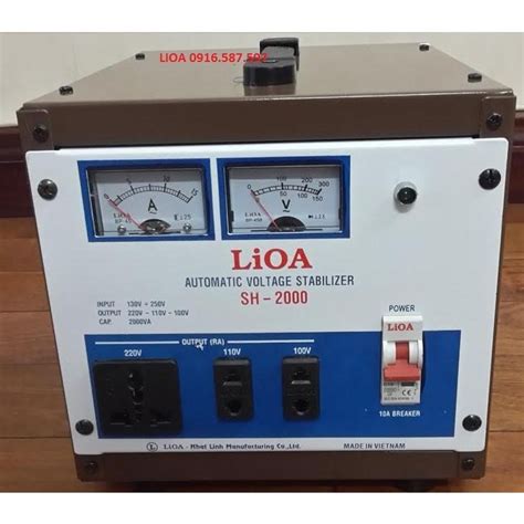 Ổn Áp Lioa 2kva Lioa 2sh Lioanhatlinh Net Vn