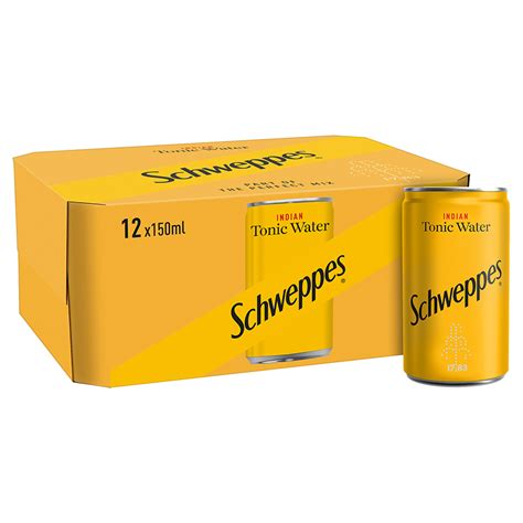 Schweppes Tonic Water Mini Cans 12pack Goldenacre Wines