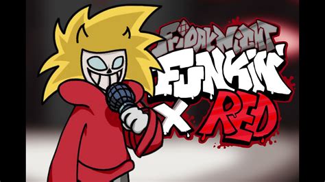 Fnf X Red Mod Examination Youtube