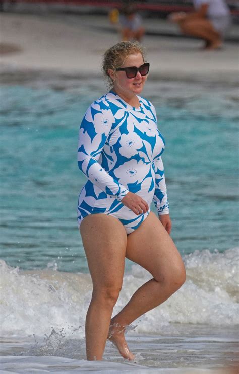 Amy Schumer In Swimsuit At A Beach In Saint Barts 12272022 Hawtcelebs