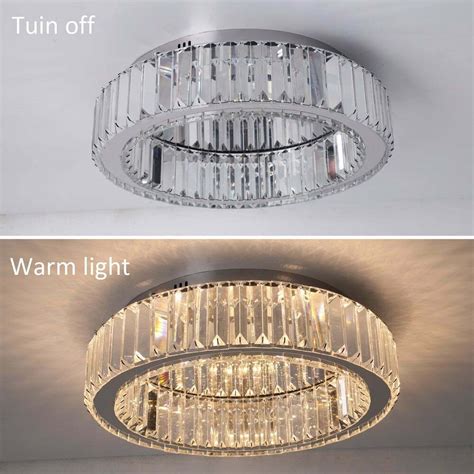 Dimmable Ceiling Lights With K9 Crystal Huaqi