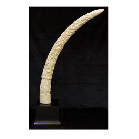 Buy Work Of Art Ivory Elephant Tusk After The Hunt