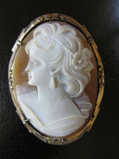 Antique Carved Shell Cameo Cameo Jewelry Beautiful Cameo Vintage Cameo