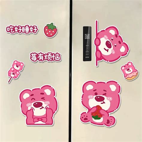 卡通磁吸冰箱贴留言板可擦写记事贴创意双开门冰箱磁贴可爱装饰贴 天猫 花瓣网