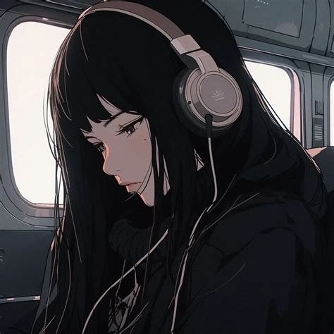 328 Sad Anime Girl Pfp Cute Aesthetic Beautiful Black And White Pfp