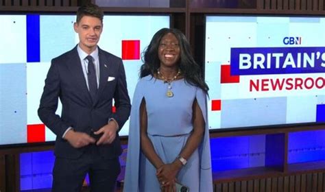 Gb News Presenter Pauses Show To Make Announcement That Co Host Brands
