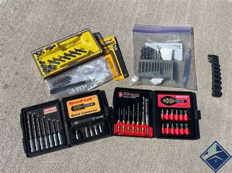 Assortment Of Drill Bits Estate Details