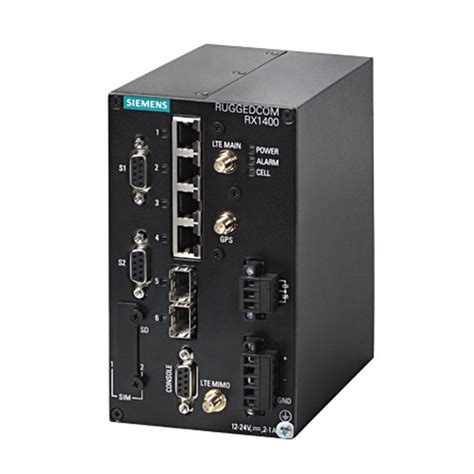 DIN Rail Managed Switches RUGGEDCOM RX By Siemens AG