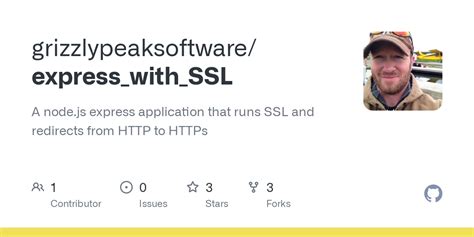 GitHub Grizzlypeaksoftware Express With SSL A Node Js Express Application That Runs SSL And