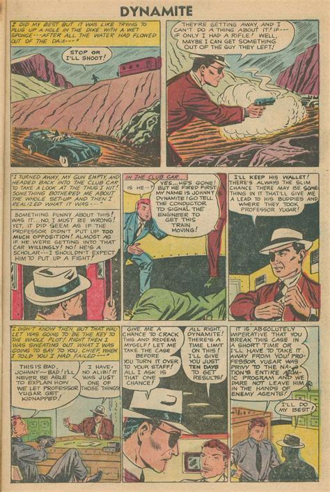 Old Fashioned Comics Johnny Dynamite 10 12 1955 Complete Series [charlton Comics Collection]