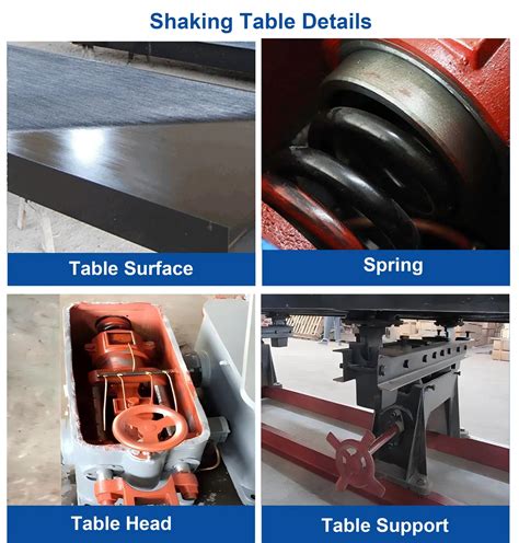 Chrome Ore Recovery Shaking Table Mining Gravity Separator Machine Gold