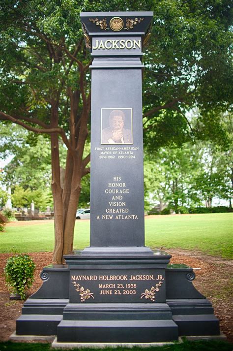 Maynard Jackson At Oakland Cemetery Atlanta Georgia To Die For Images