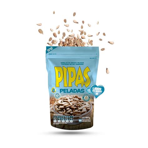 Pipa Doy Pack Peladas Sin Sal 150 Grs Chitarroni S A