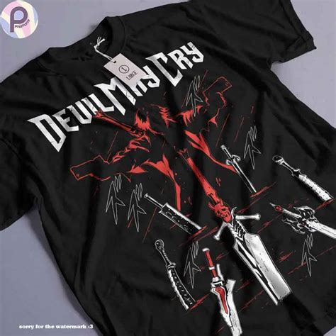 Dante Shooting Trigger Devil May Cry Dmc3 Shirt Purpul Pop