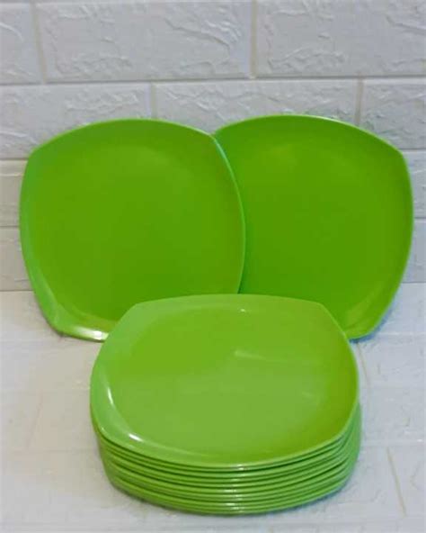 Terlaris6 Pcs Piring Segi Kotak Melamin Polos Singa Singi Lazada Indonesia