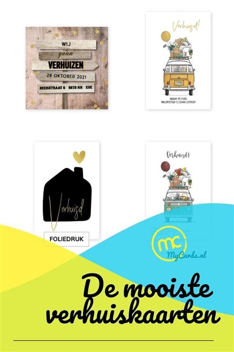 Verhuiskaarten Maken Verhuis Kaart Kaarten Gefeliciteerd