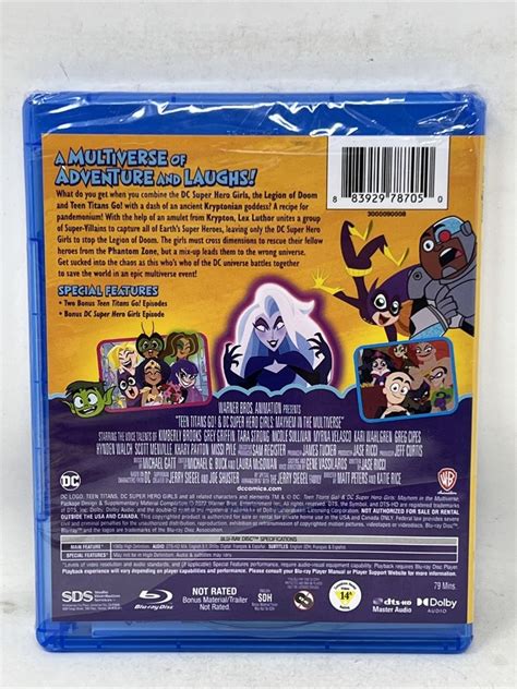 Teen Titans Go And Dc Super Hero Girls Blu Raydvddigital 2022 New