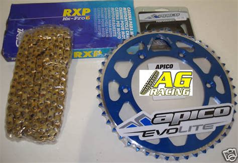 Yamaha Yz 125 05 08 Iris 520 Rxp 118 Chain And Sprocket Set 13t 50t Blue