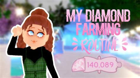 My Diamond Routine Royale High Anna Roblox Youtube