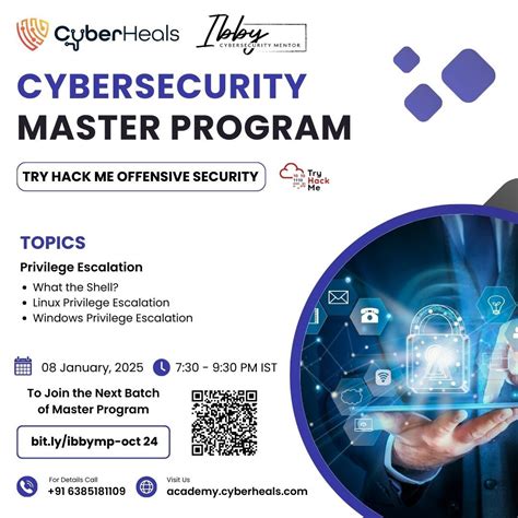 Ibby Cyber Security Mentor On Linkedin Cybersecurity Master Program