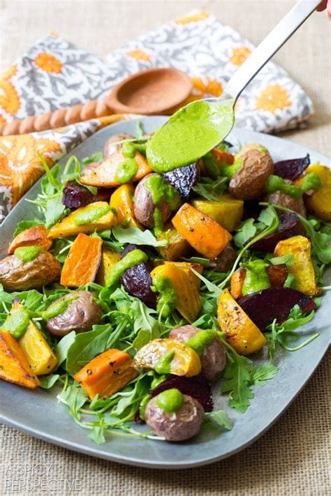 Roasted Root Vegetables Salad A Spicy Perspective