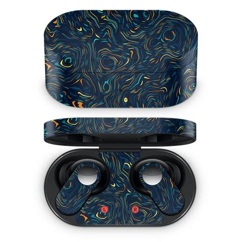 Enhance Your Oneplus Nord Buds With Topography Pattern Tp19 Earbud Skin