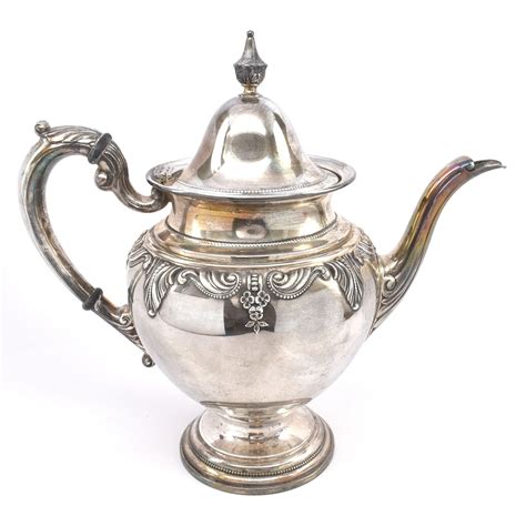 Vintage Estate Sterling Silver Coffee And Tea Service Wallace Stradivari