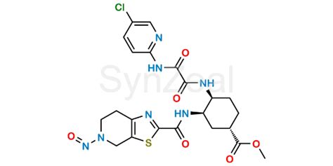 Edoxaben Cyclohexyl Methyl Ester Desmethylamine N Nitroso Impurity