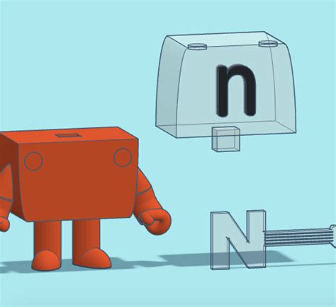 🎒 Alphablocks N Poseable Figure・ Obj File For 3d Printing・cults