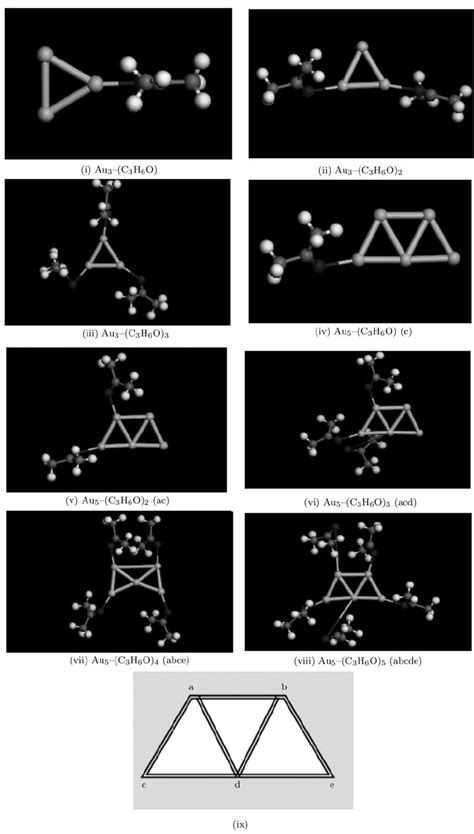 Eight Structures Of Au N C 3 H 6 O M Complexes Obtained From Ab Download Scientific Diagram