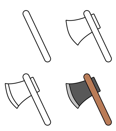 20 Easy And Simple Axe Drawing Ideas Drawing Photos