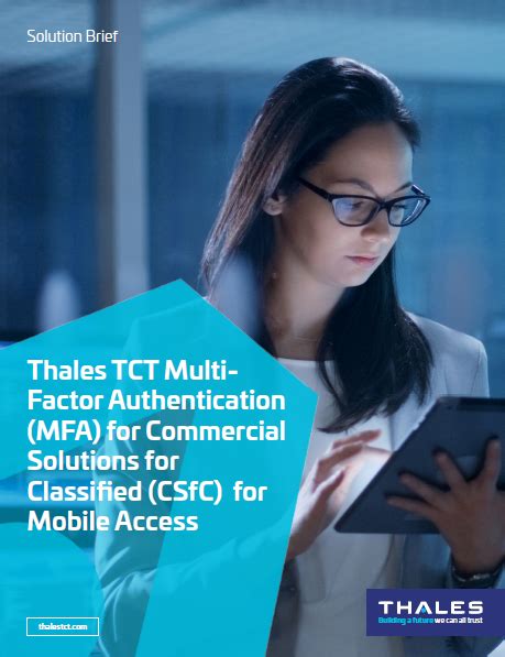 Solution Brief Thales Tct Multi Factor Authentication For Csfc For
