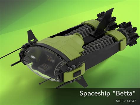 Lego Moc Spaceship Betta By Brampf Rebrickable Build With Lego