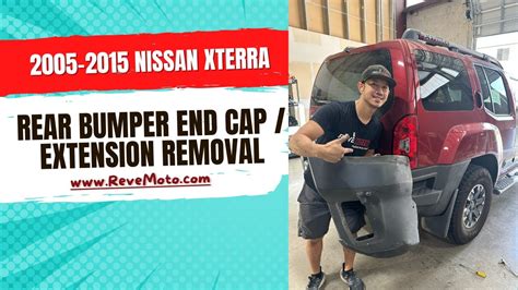 2005 2015 Nissan Xterra Rear Bumper End Cap Removal And Installation