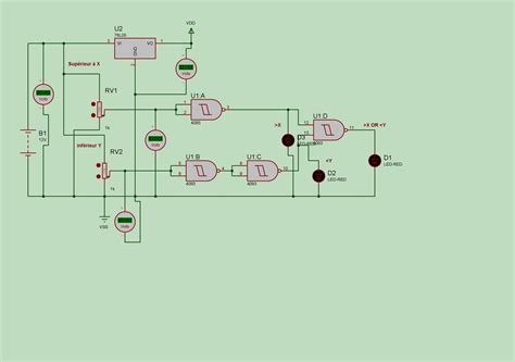 Analogique Allumer Une LED Entre Deux Tensions