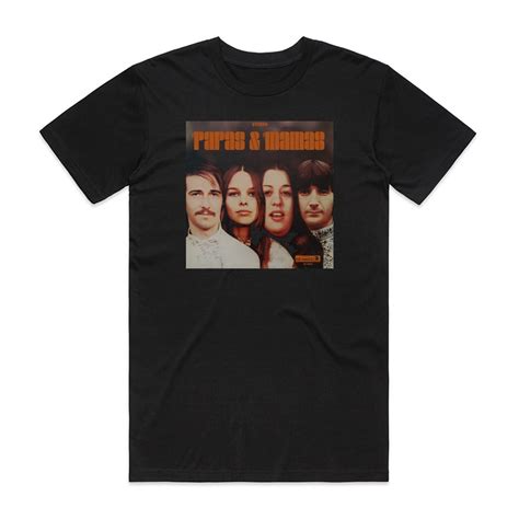 The Mamas And The Papas Papas Mamas Album Cover T Shirt Black