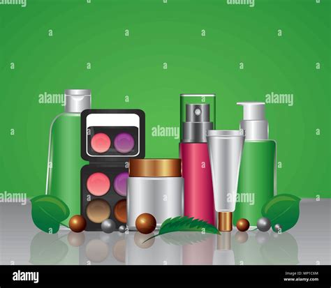 Cosmetics Makeup Template Stock Vector Image And Art Alamy