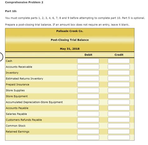 Comprehensive Problem 2 Part 1 And Part 2 Palisade