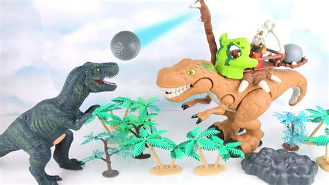 Dino Battles T Rex Vs T Rex Fight Dinosaur Toys Tyrannosaurus