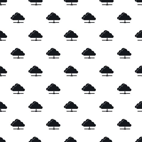 Cloud Computing Connection Pattern Simple Style 15209091 Vector Art At