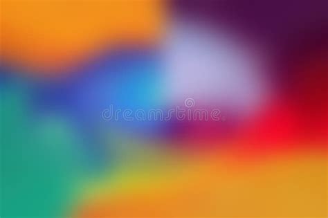 Rainbow Gradient Background Various Bright Blurry Spots Stock Illustration Illustration Of