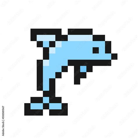 Spreadsheet Pixel Art Dolphin At Simona Brown Blog