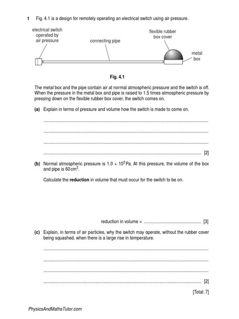 Simple Kinetic Molecular Model Of Matter 5 Qp Pdf Gases Pressure