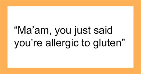 “sorry You Said You Were Allergic” Server Gets Applauded Online For